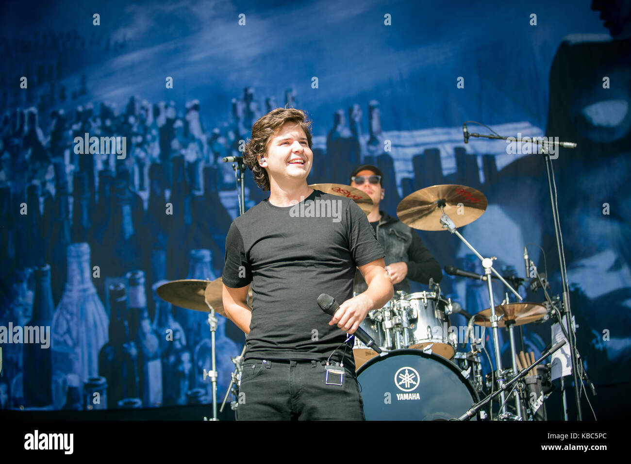 The Danish band Lukas Graham performs a live concert at the Norwegian ...