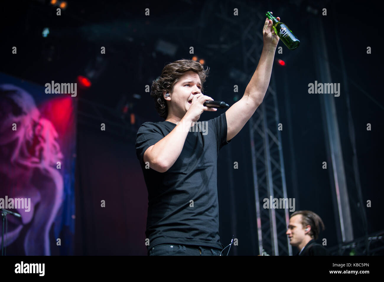 The Danish band Lukas Graham performs a live concert at the Norwegian ...