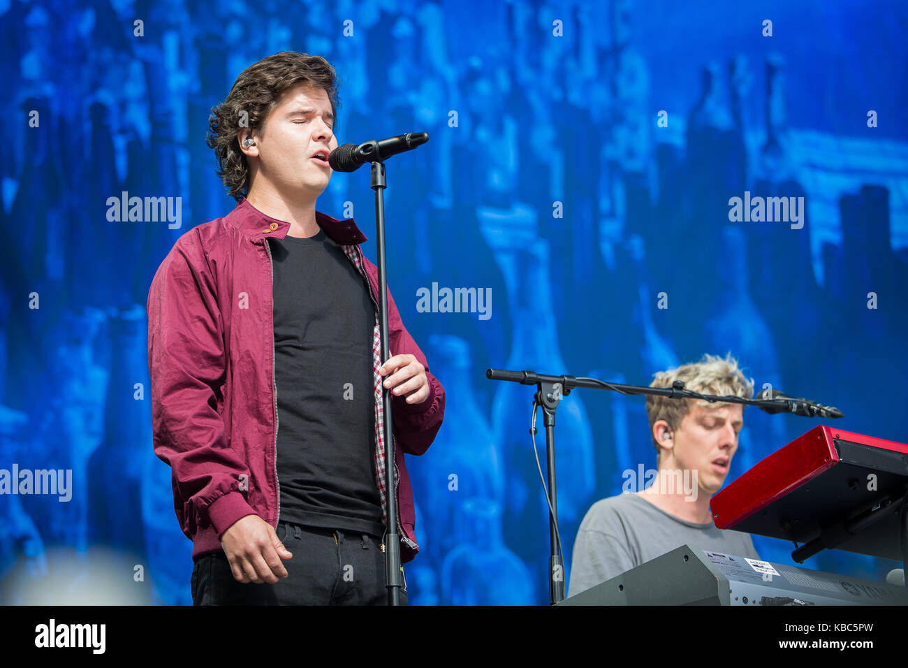 The Danish band Lukas Graham performs a live concert at the Norwegian ...