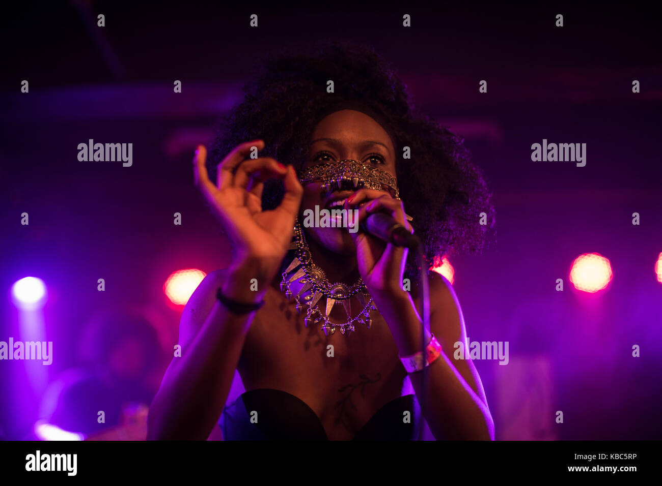 The British soul singer and songwriter Lulu James performs a live ...