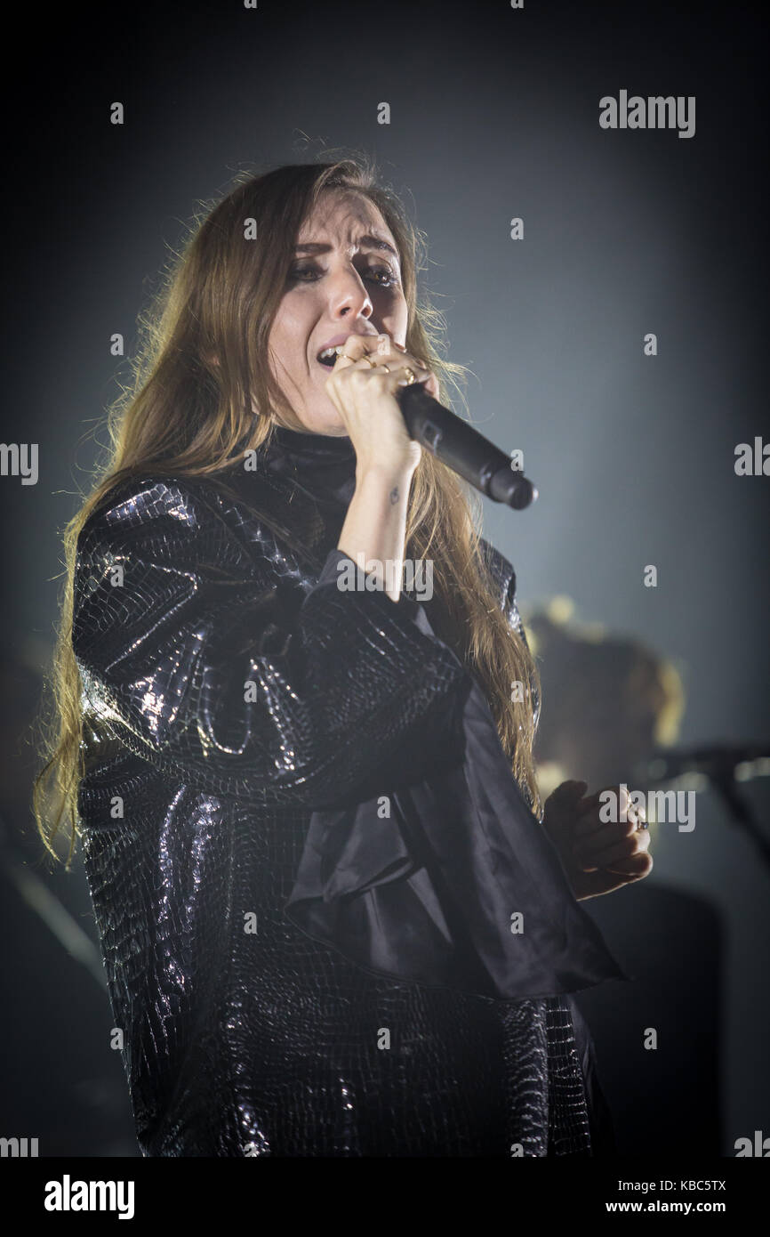 The Swedish singer-songwriter and musician Lykke Li performs a live ...