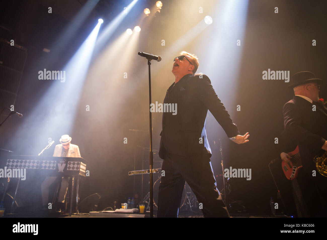 The British ska and pop band Madness performs a live concert at ...