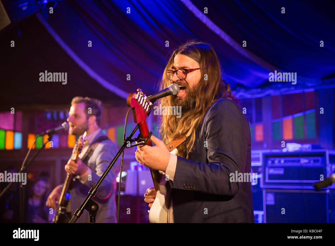 The American singer, songwriter and musician Matthew E. White performs ...