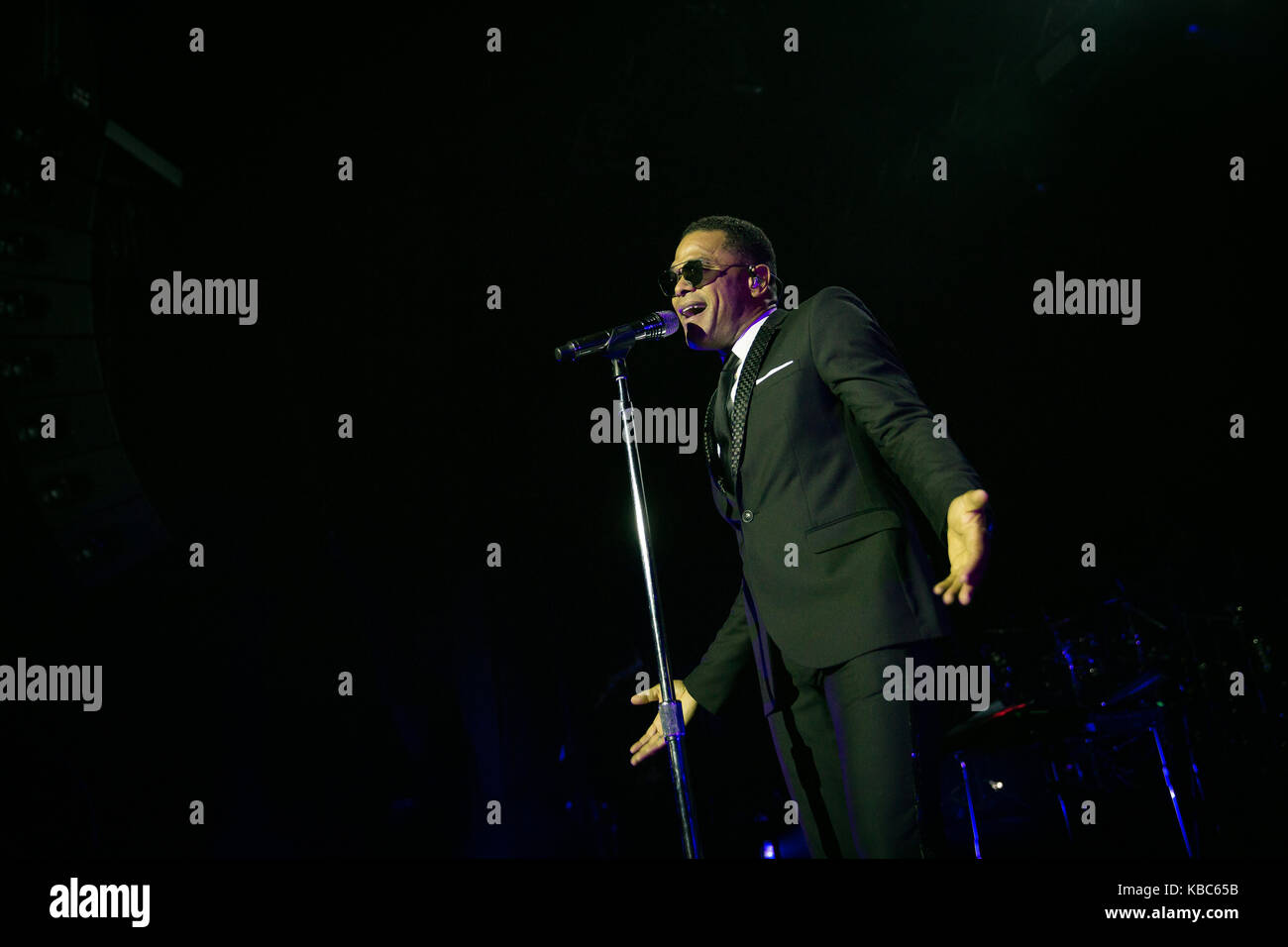 The American R&B singer and songwriter Maxwell performs a live concert ...