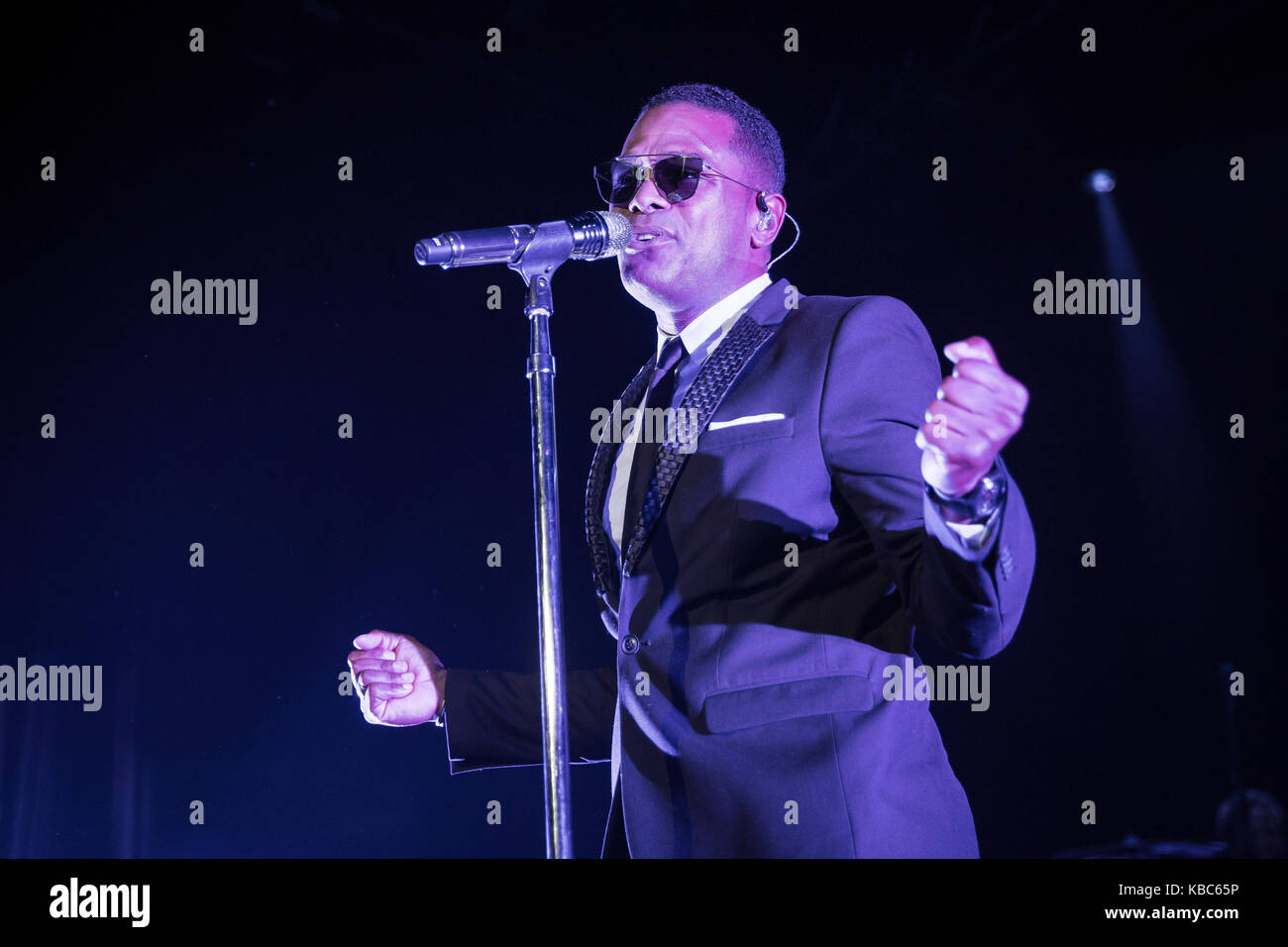 The American R&B singer and songwriter Maxwell performs a live concert ...