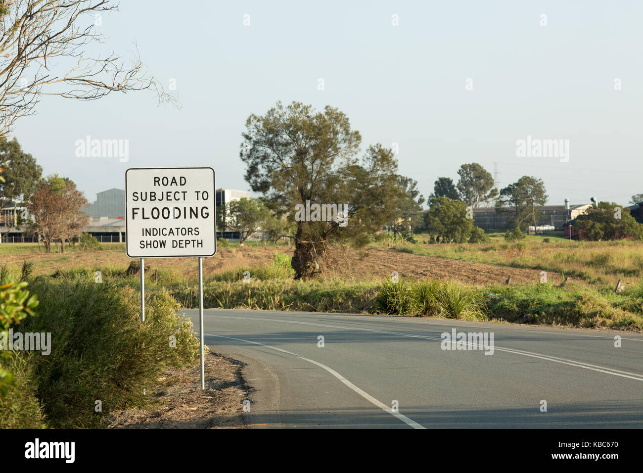 Flood depth indicator sign hi-res stock photography and images - Alamy