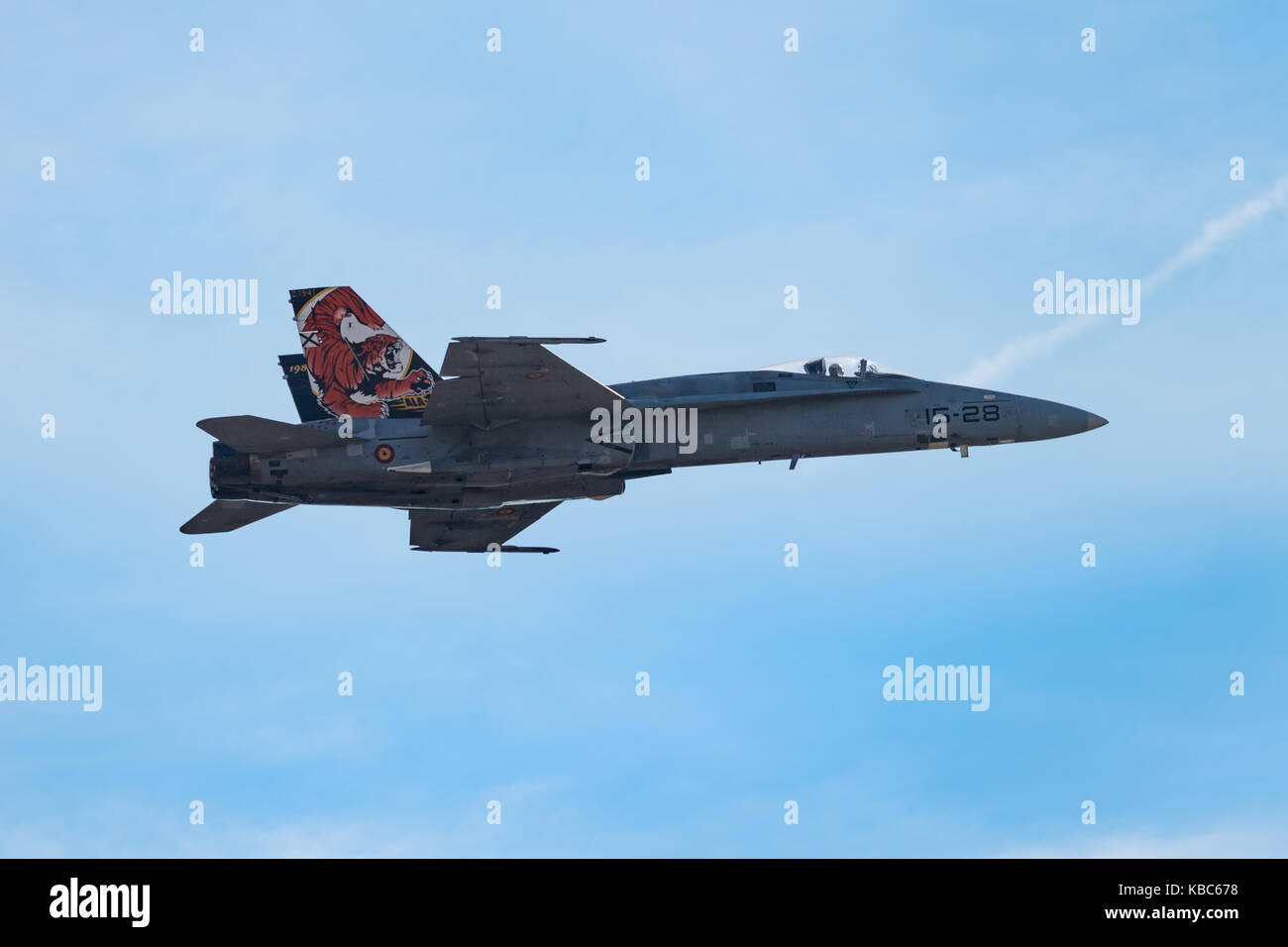 Airshow Festa al Cel, Lleira Barcelona - Spain- Spanish F-18 of the Ala ...