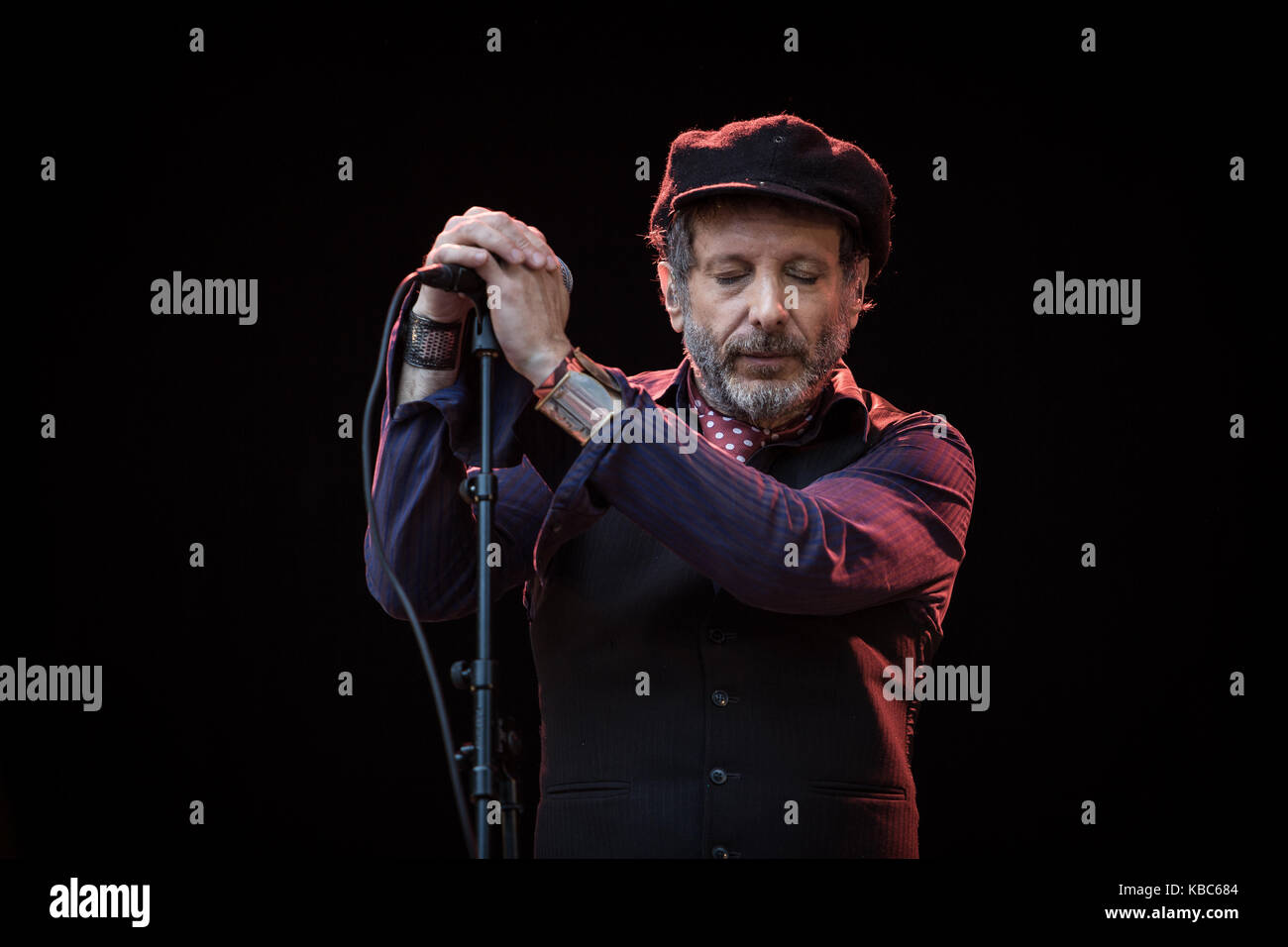The American alternative rock band Mercury Rev performs a live concert ...