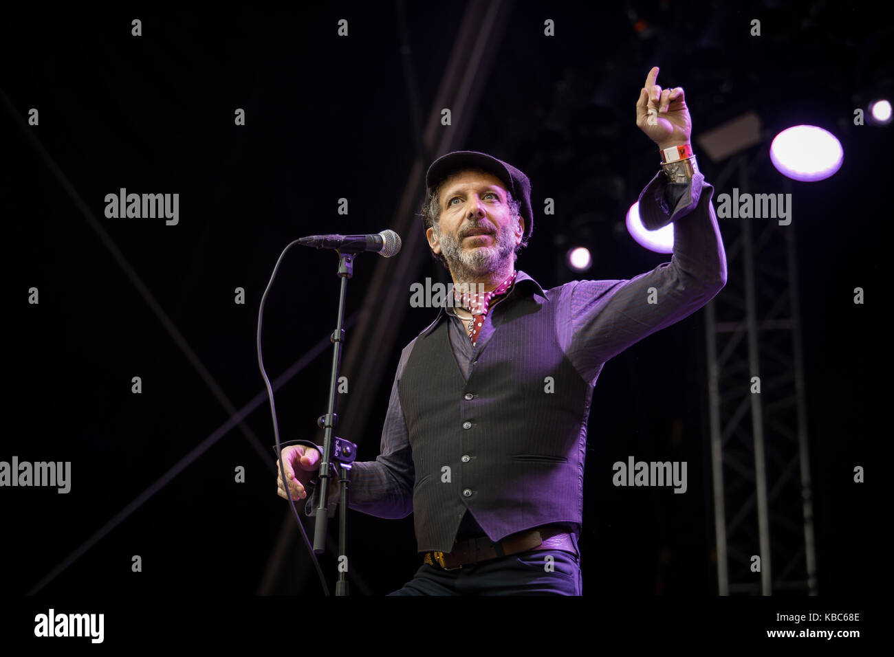 The American alternative rock band Mercury Rev performs a live concert ...