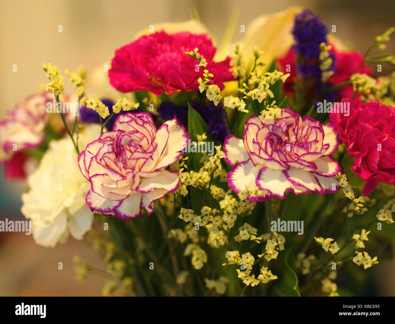 a Colorful Flower bouquet , Close-Up. with a natural light Stock Photo ...