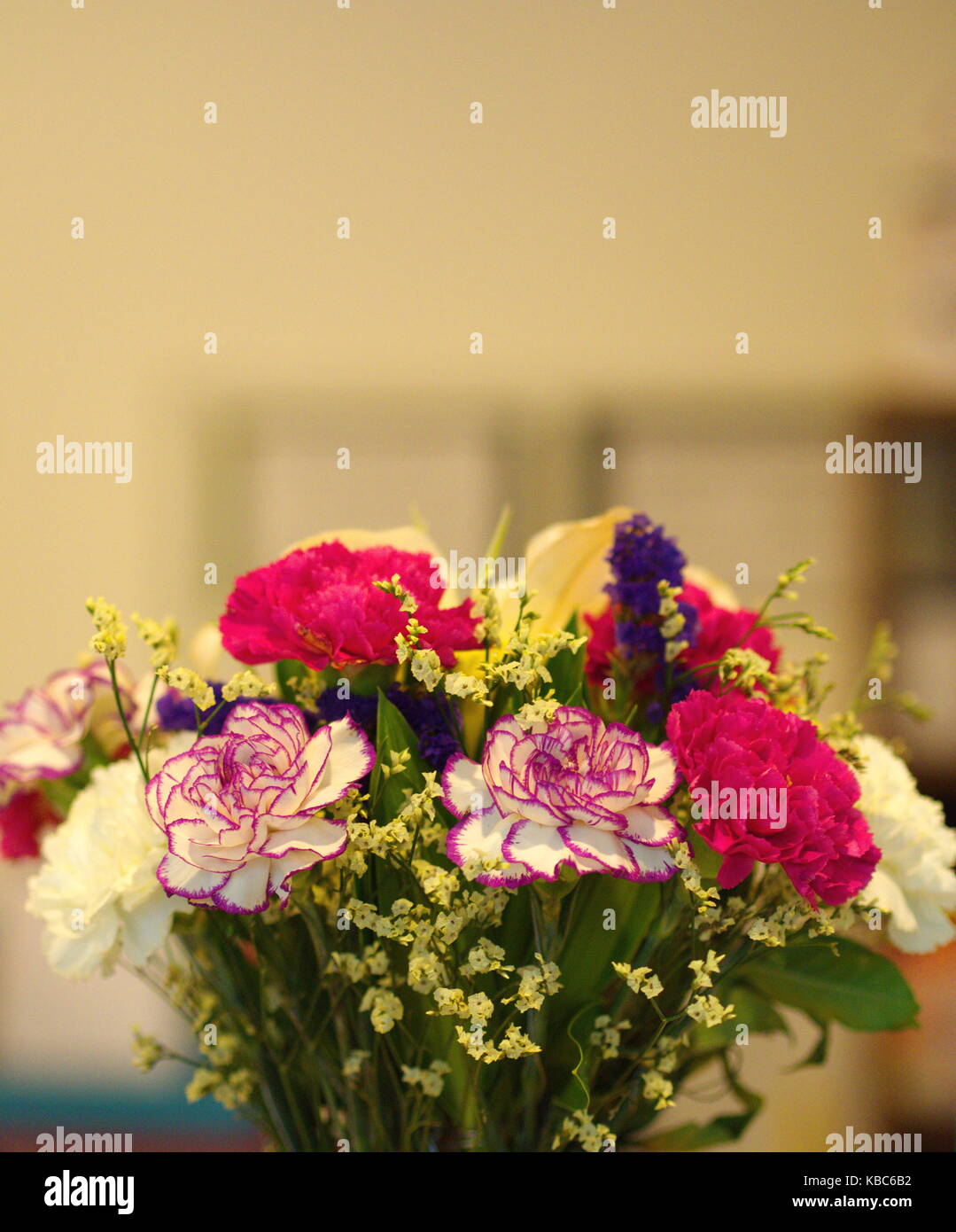 a Colorful Flower bouquet , Close-Up. with a natural light Stock Photo ...