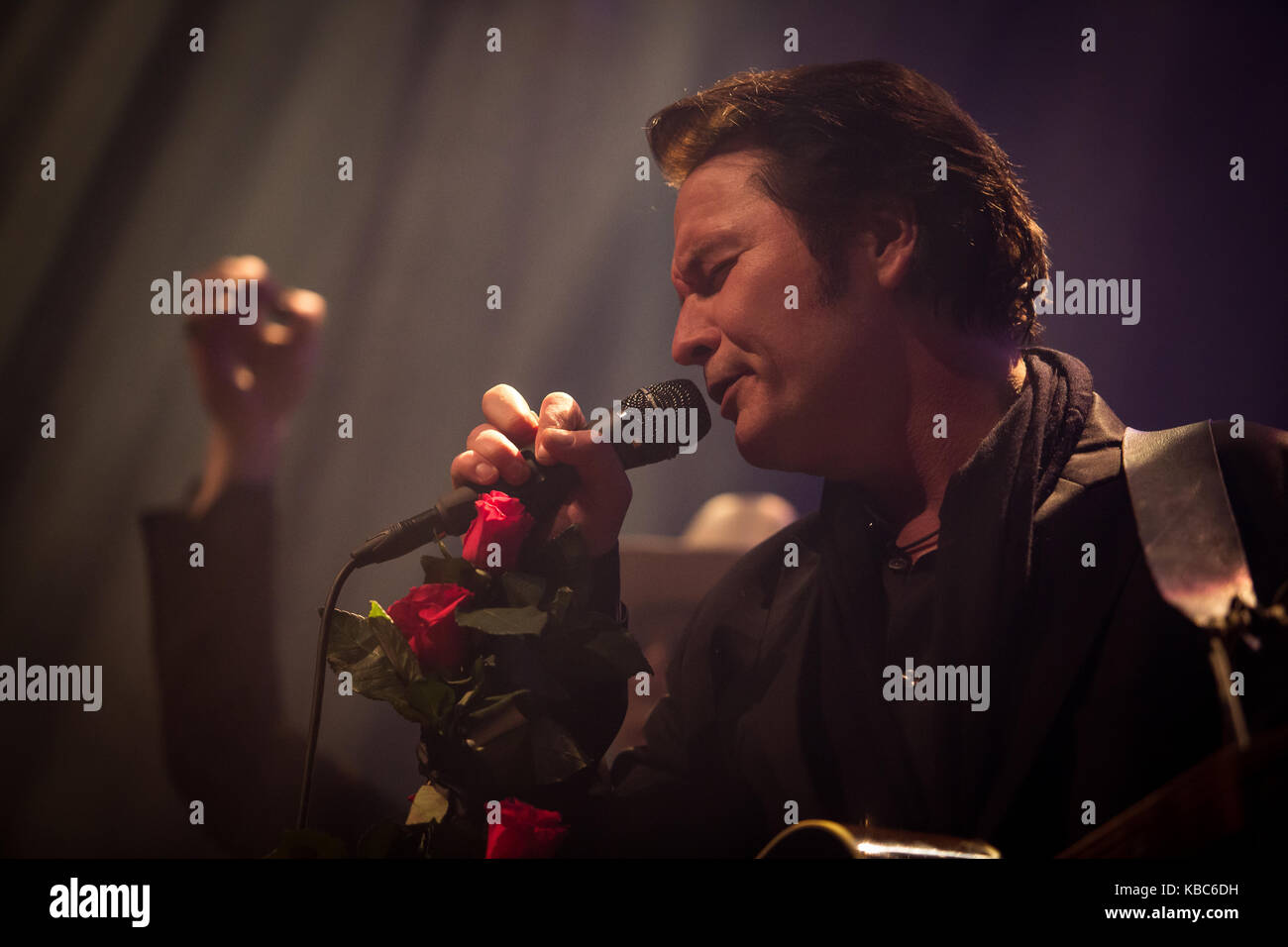 The Norwegian country rock band Midnight Choir performs a live concert ...