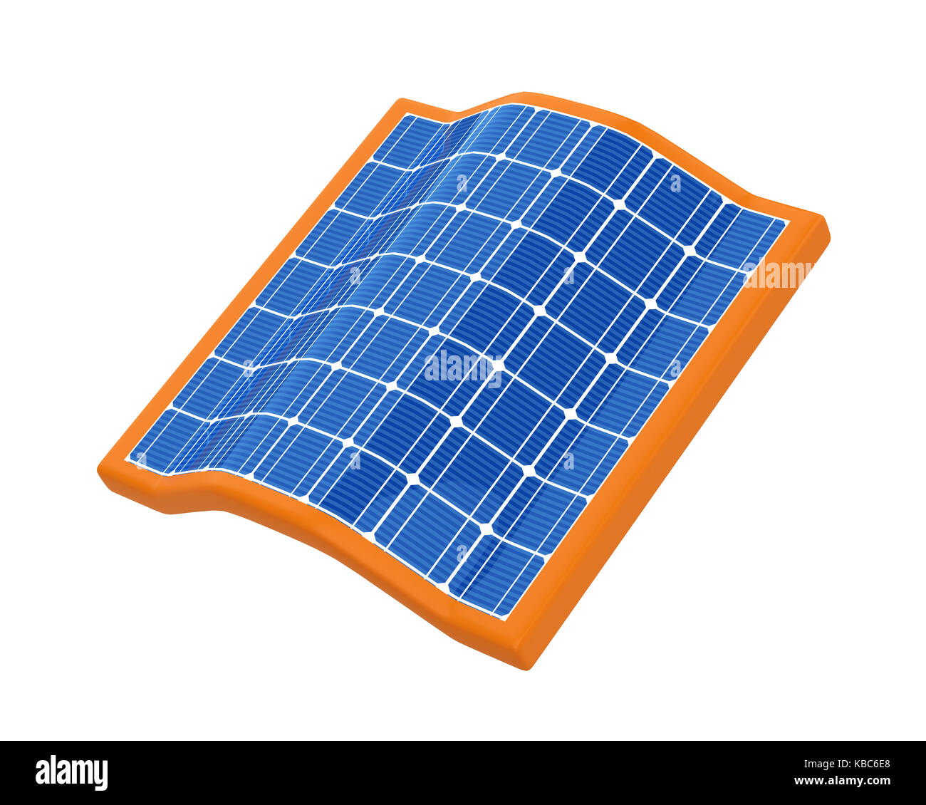 Roof Solar Panel Isolated Stock Photo - Alamy