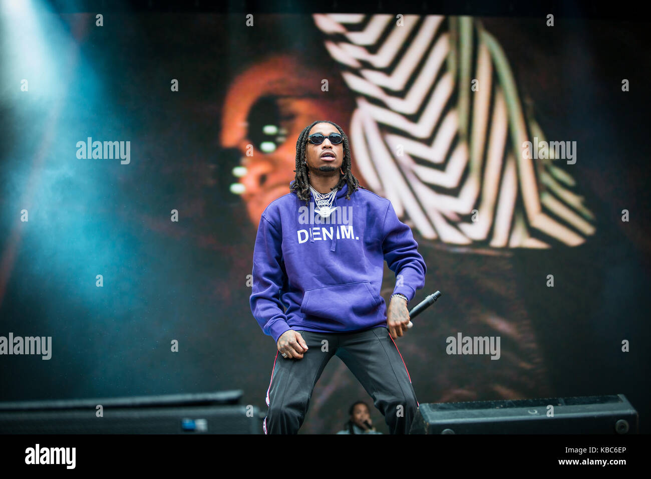 Norway, Oslo – August 9, 2017. The American hip hop and rap trio Migos ...