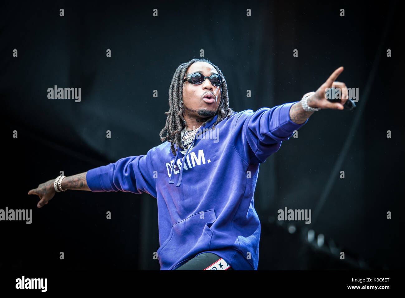 Norway, Oslo – August 9, 2017. The American hip hop and rap trio Migos ...
