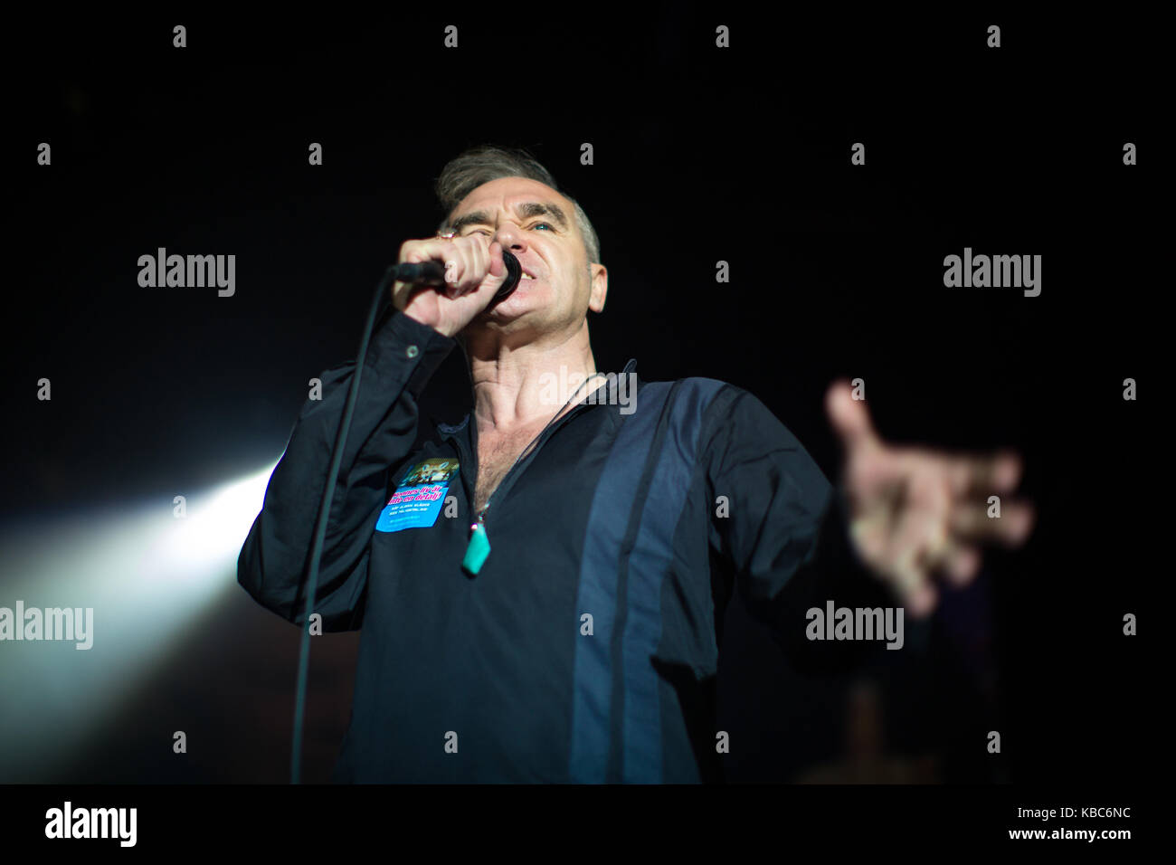 The English singer and songwriter Morrissey performs a live concert at ...