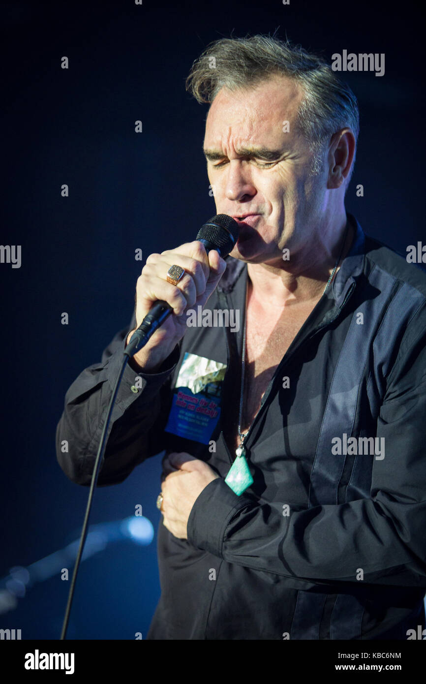 The English singer and songwriter Morrissey performs a live concert at ...