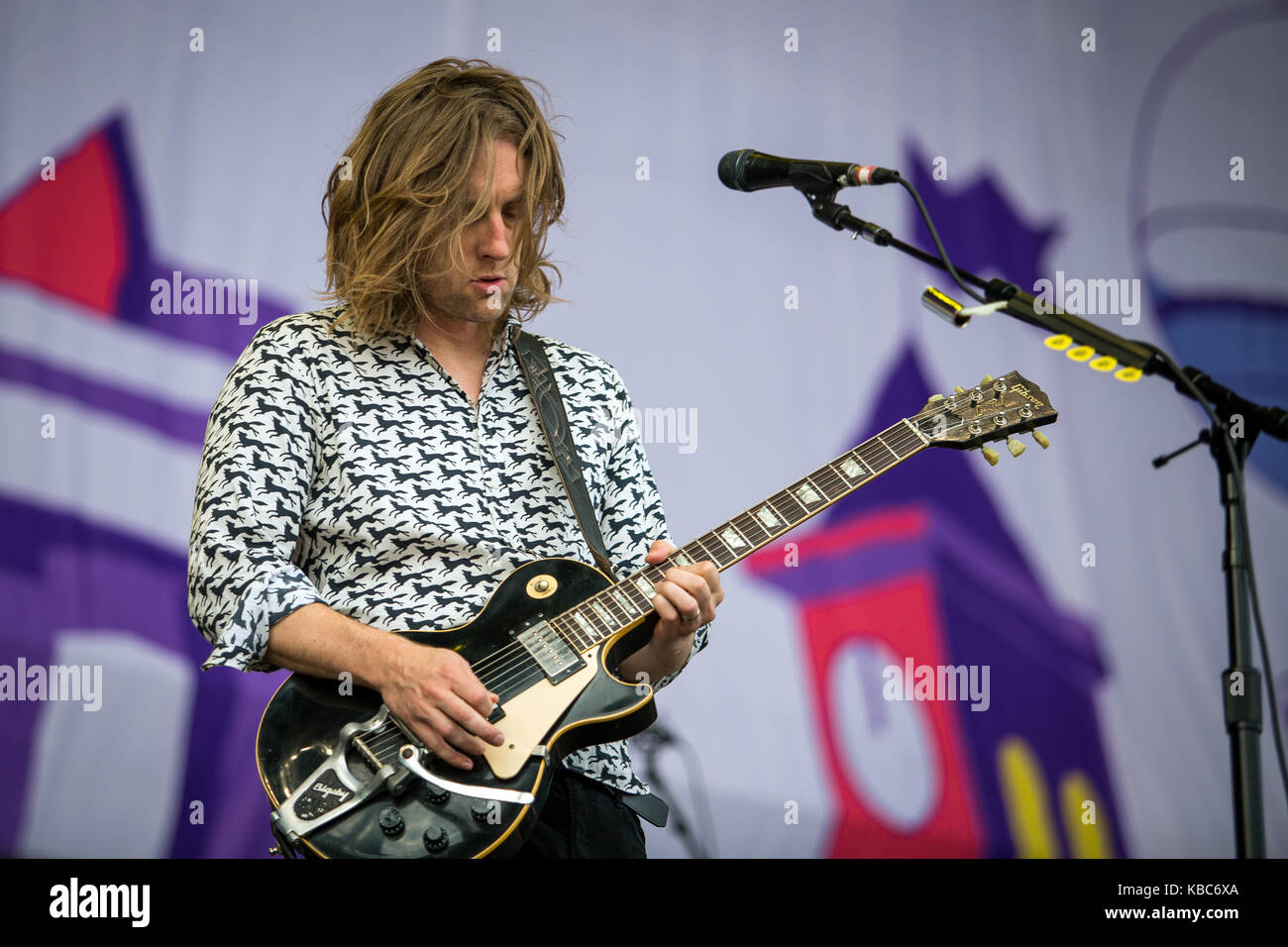 The American rock band My Morning Jacket performs a live concert at the ...