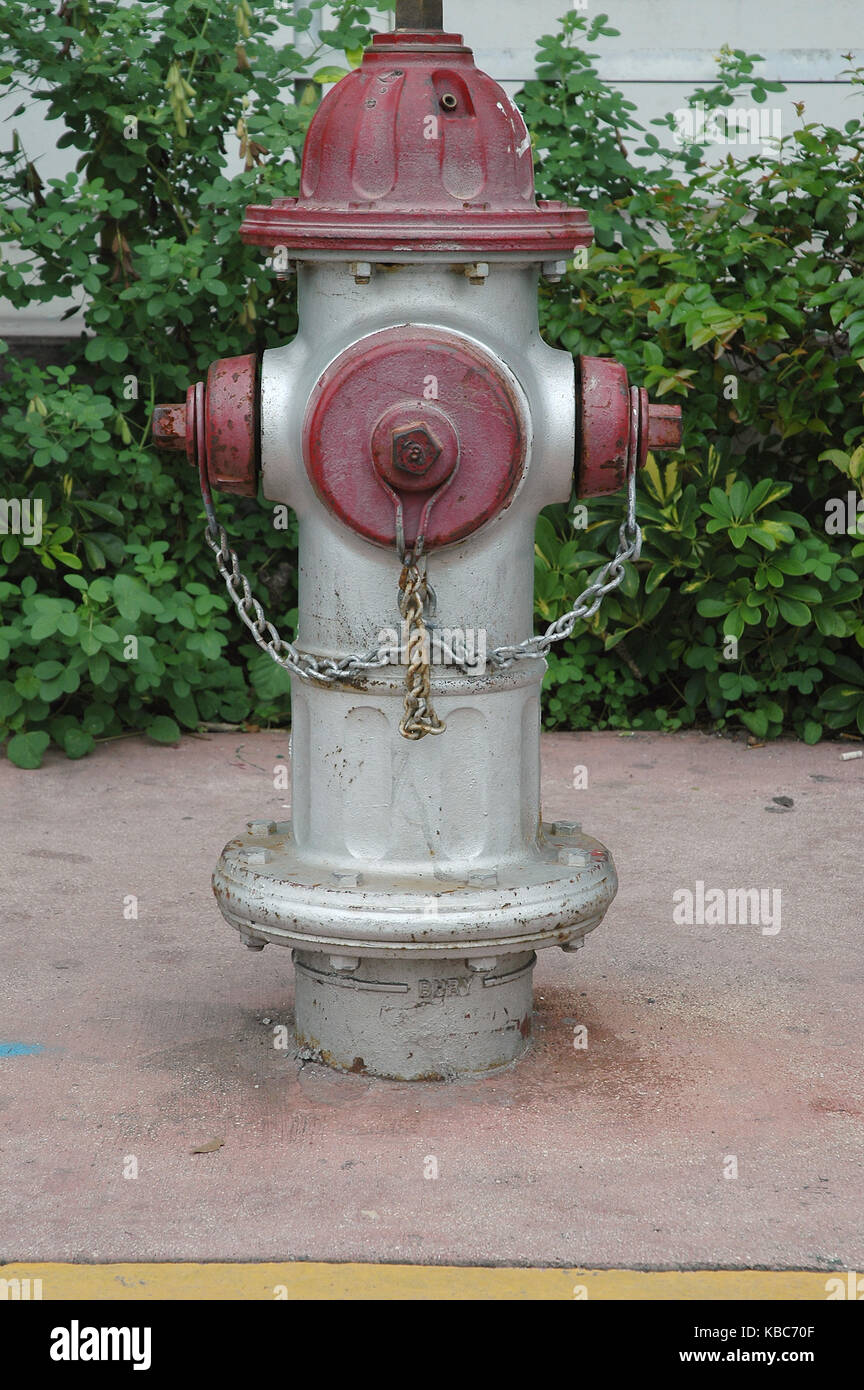 Fire Water Hydrant on the sidewalk Stock Photo - Alamy