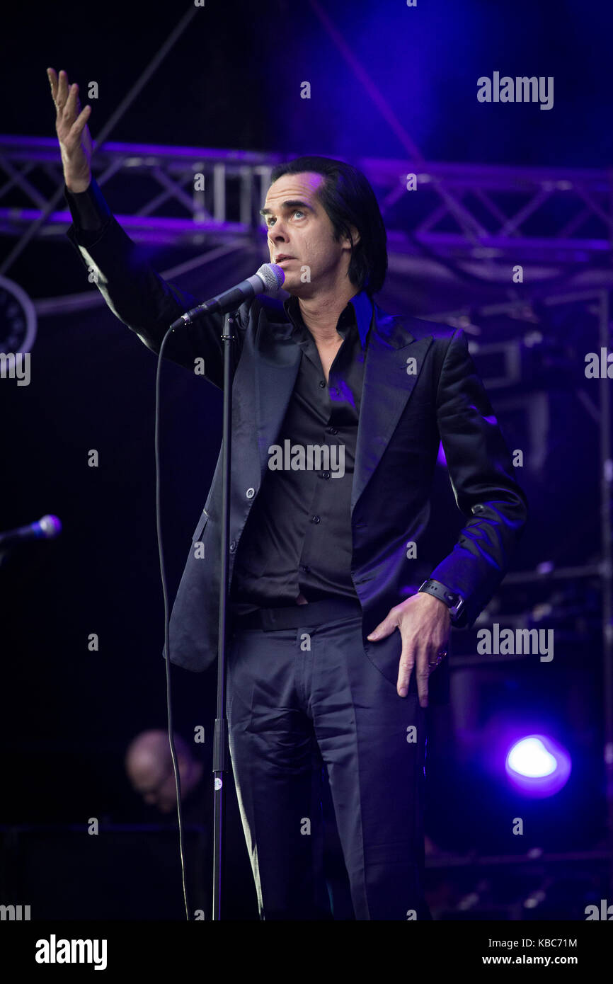 The Australian musician, composer, author and singer Nick Cave is here ...