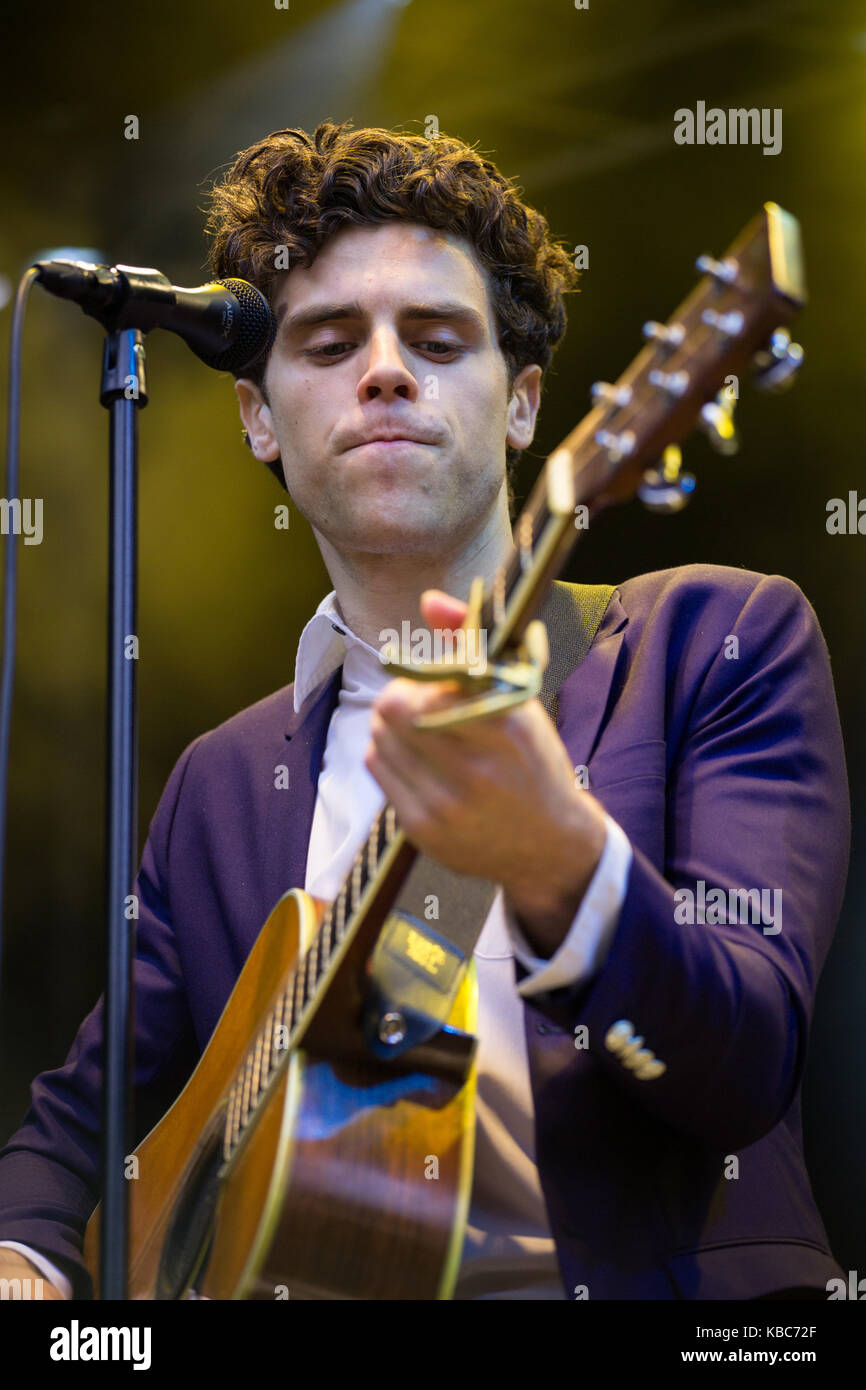 The English rock and folk band Noah and the Whale performs a live ...