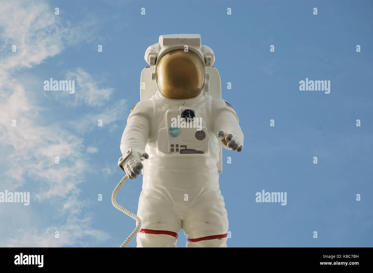 Astronaut statue at Kennedy Space center, Florida, USA Stock Photo - Alamy