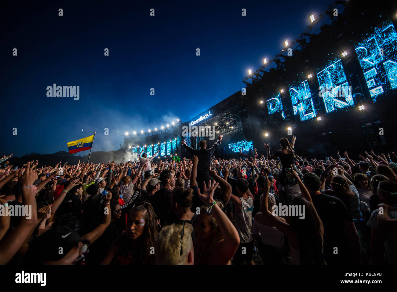 Day 3 of Creamfields 2017, dance music festival featuring DJs and live ...