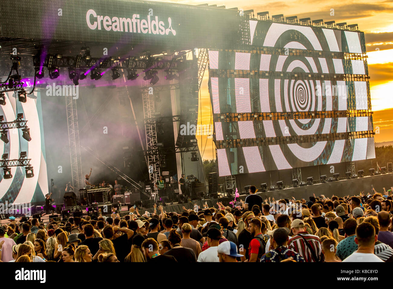 Day 4 of Creamfields 2017, dance music festival featuring DJs and live ...