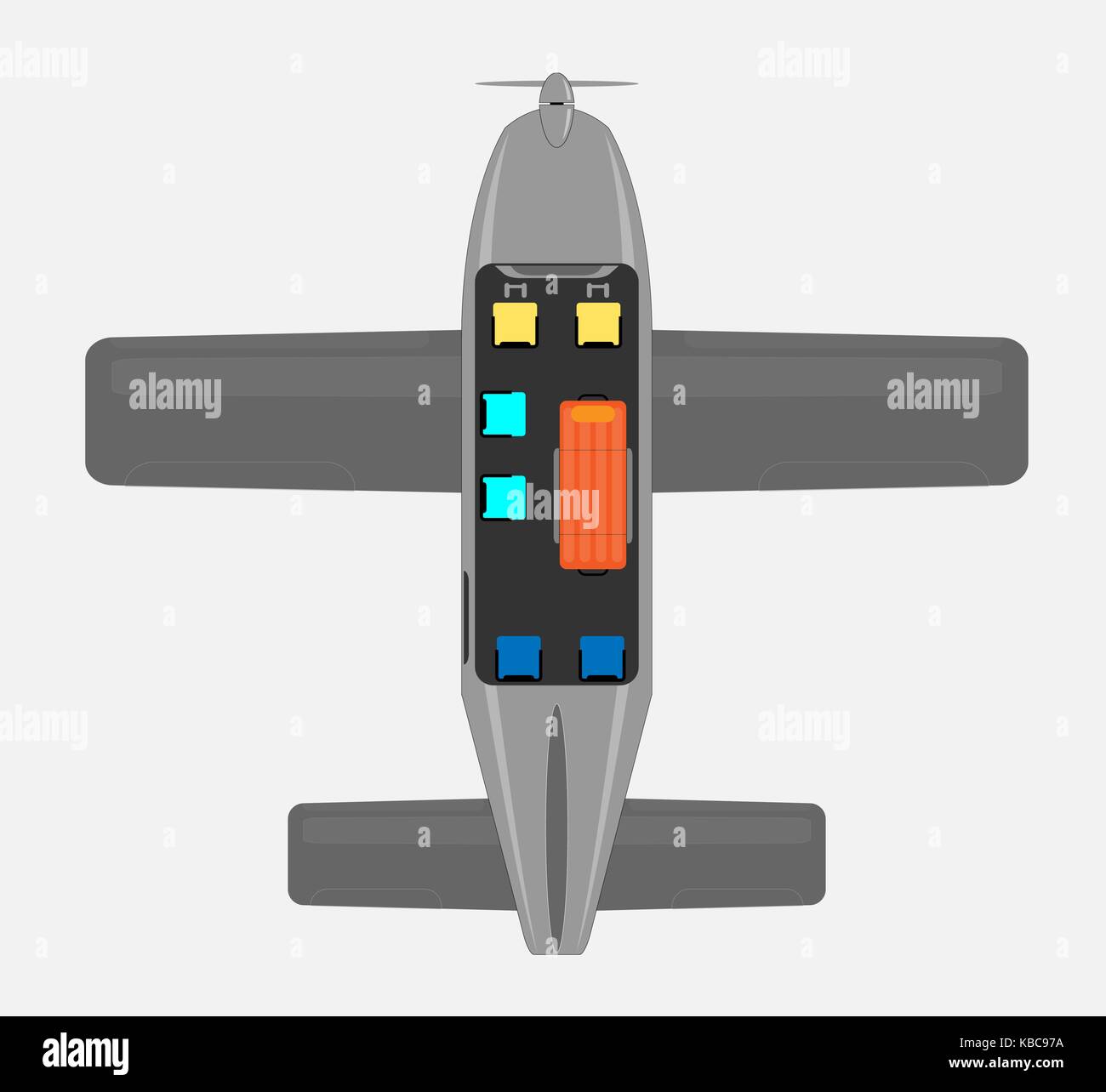 Ambulance plane Stock Vector Images - Alamy