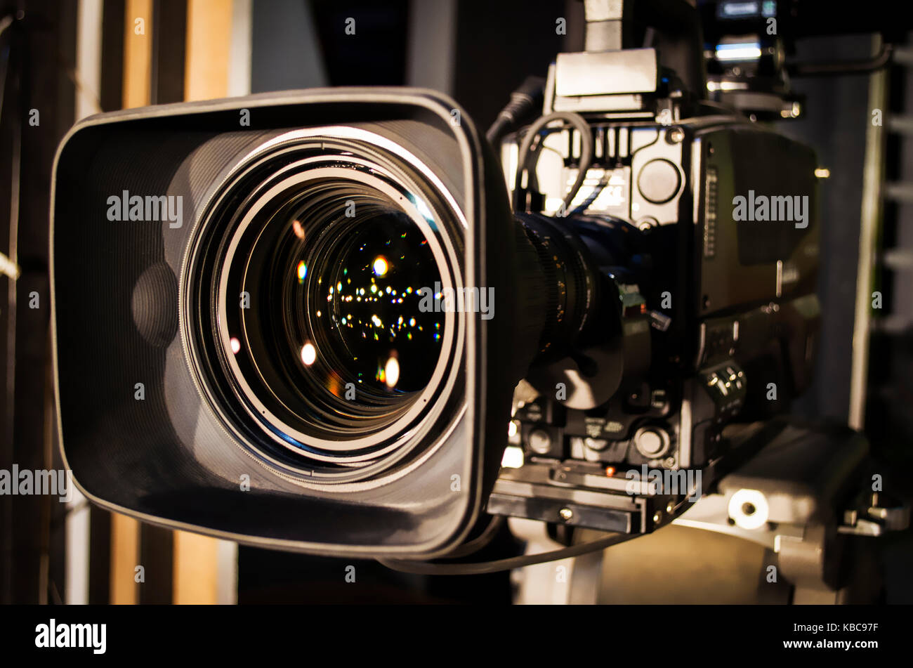camera lens with lense reflections Stock Photo - Alamy