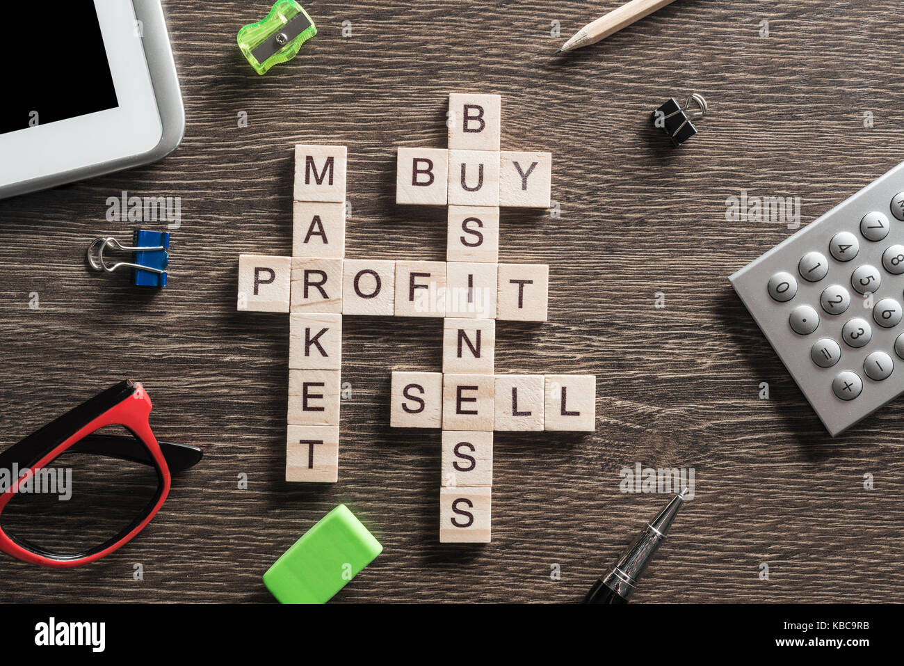 Crossword puzzle game strategy business hi-res stock photography and ...