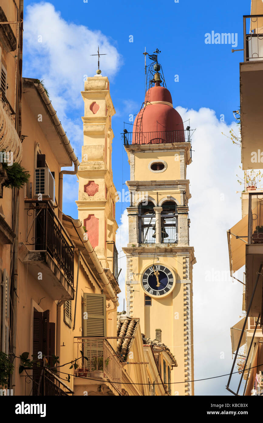 St. Spyridion Church Bell Tower, Old Town, Corfu Town, UNESCO World ...