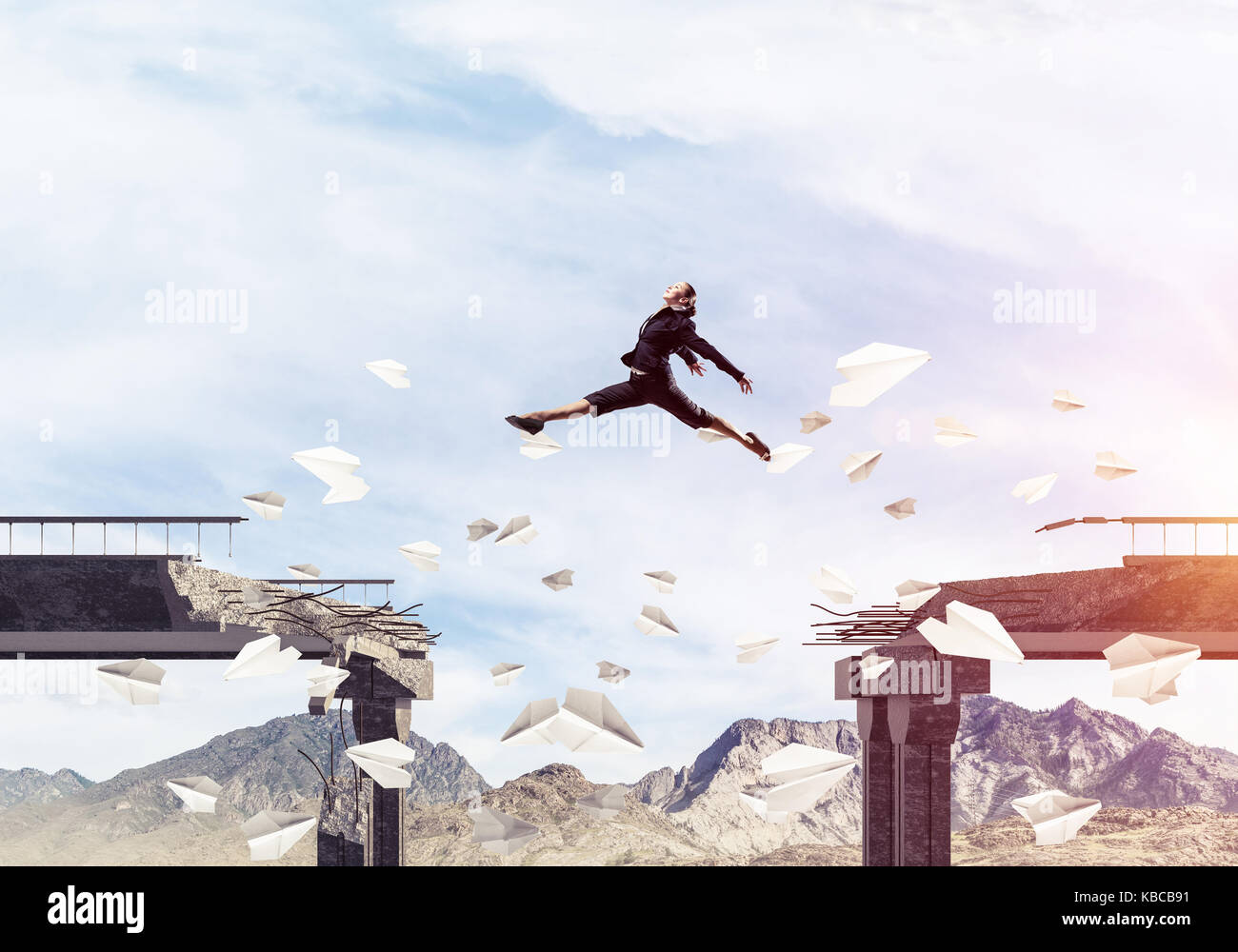 Problems and difficulties overcoming concept Stock Photo - Alamy