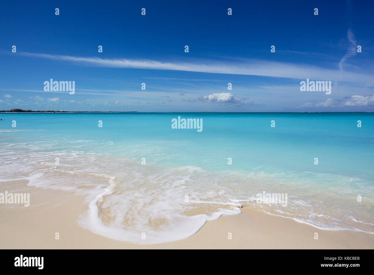 The sands of Grace Bay, the most spectacular beach on Providenciales ...
