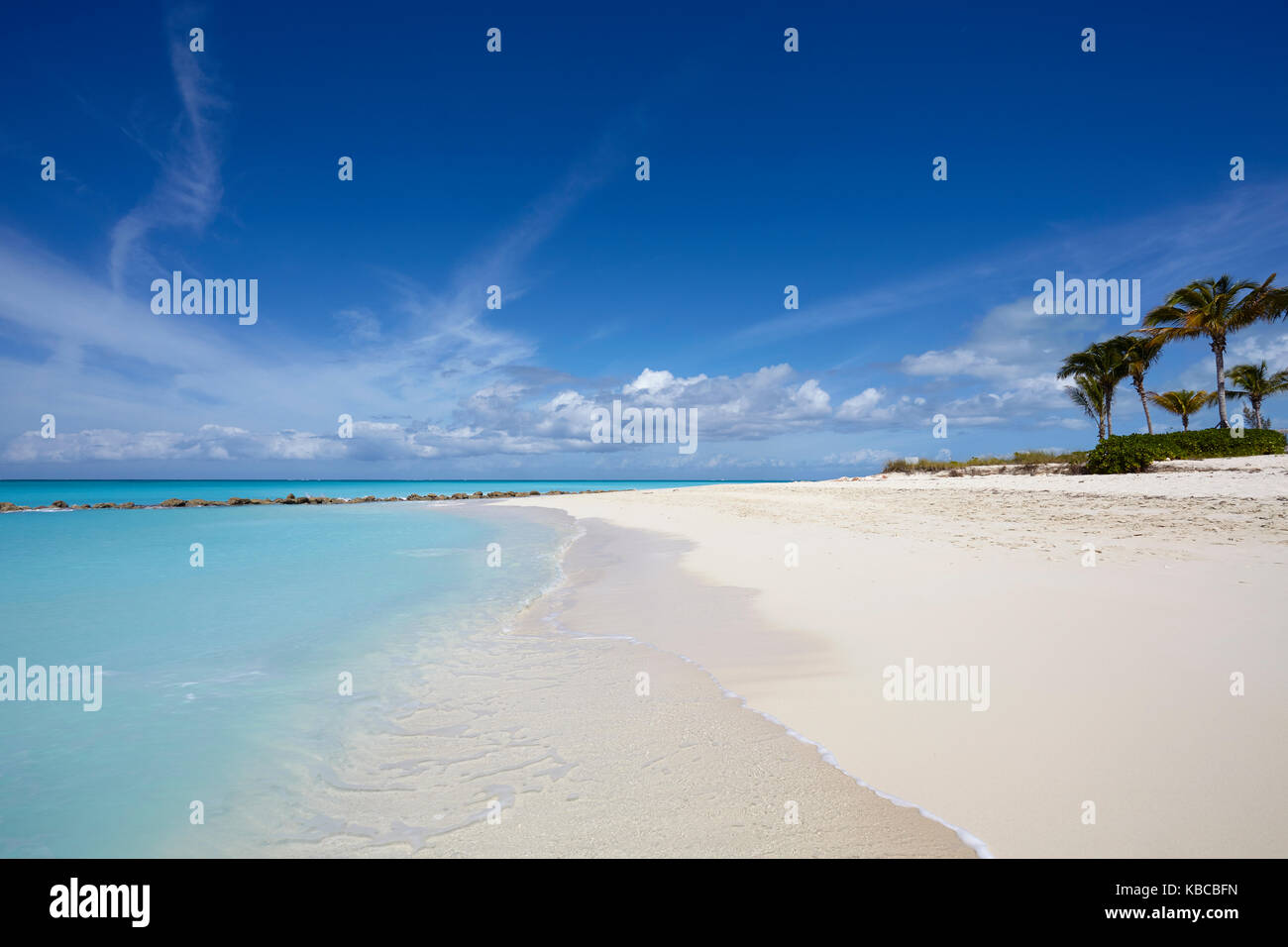 The sands of Grace Bay, the most spectacular beach on Providenciales ...