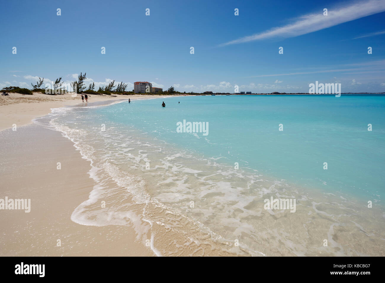 The sands of Grace Bay, the most spectacular beach on Providenciales ...