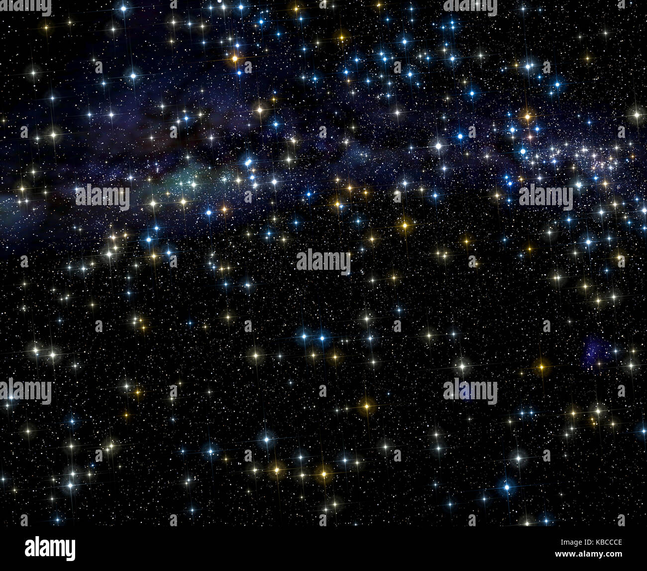 A background image with many stars and nebula Stock Photo - Alamy