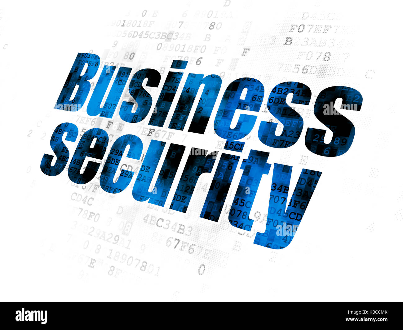 Security concept: Business Security on Digital background Stock Photo ...