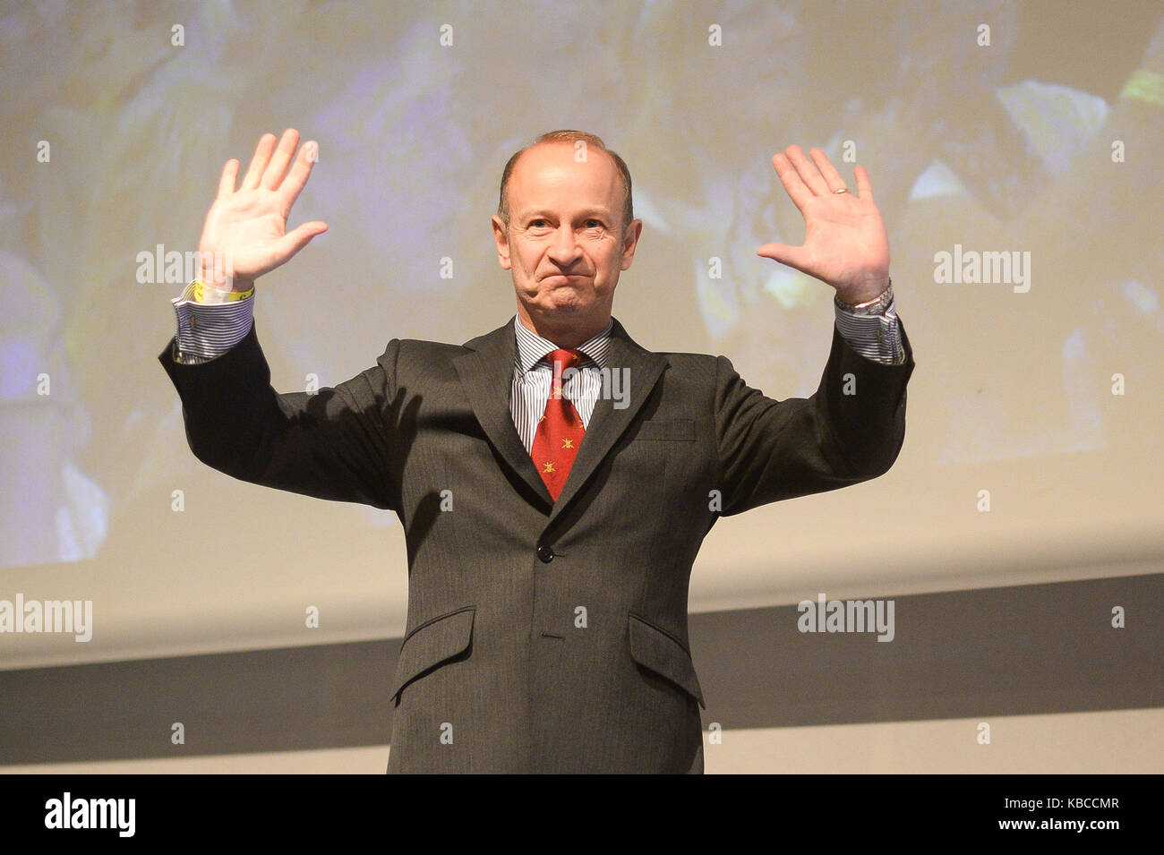 Henry Bolton, who has been elected as the new Ukip party leader, during ...