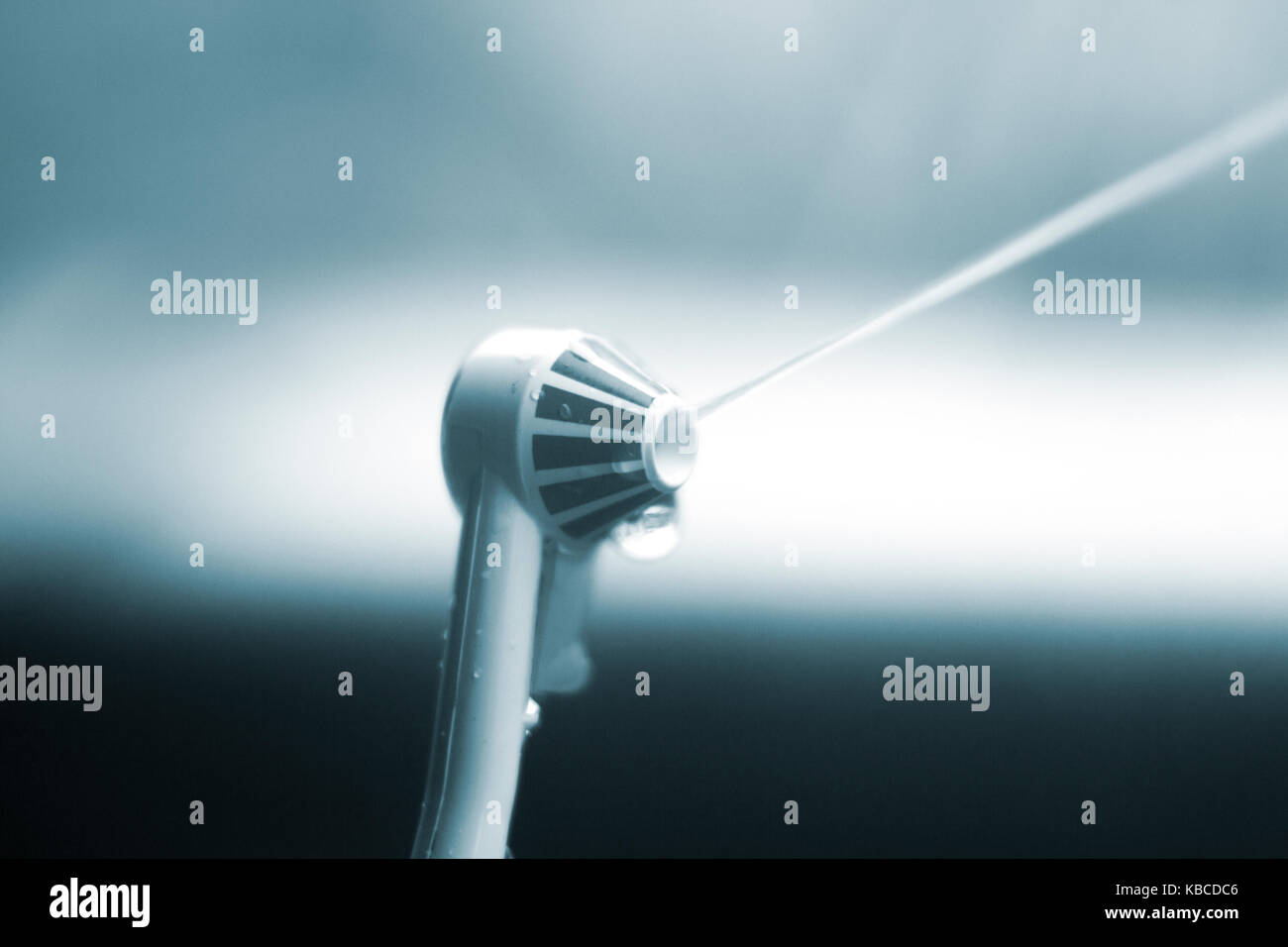 Dental water spray cleaner for interdental hygiene Stock Photo - Alamy