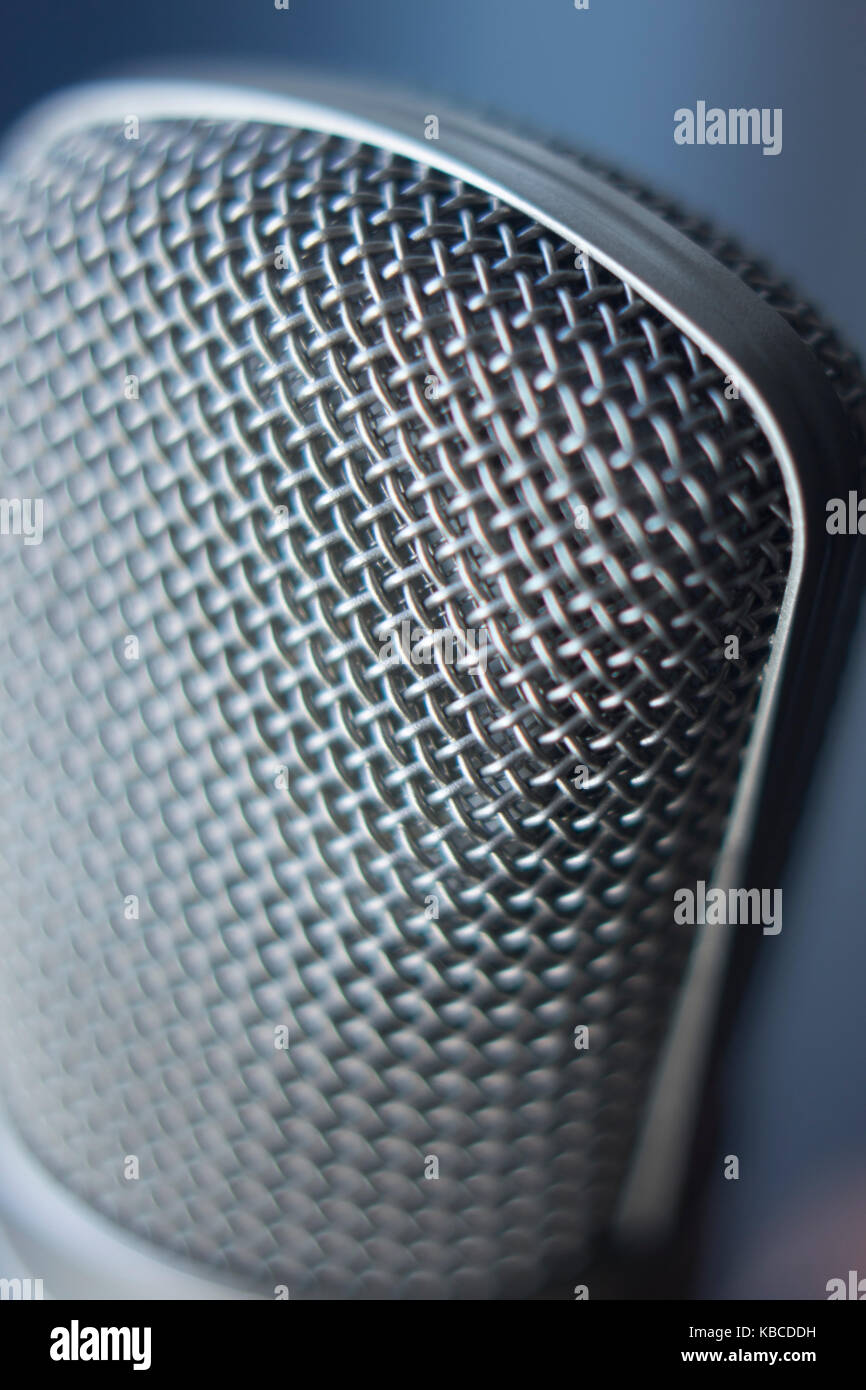 Large diaphragm condenser studio recording voice microphone to record ...