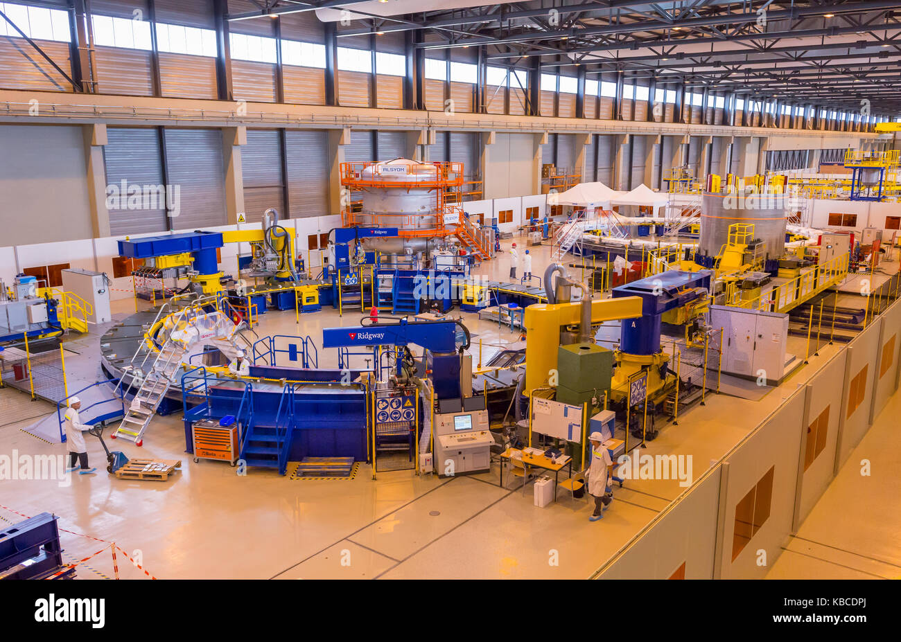 PROVENCE, FRANCE - ITER PF Coils Winding facility building, ITER ...