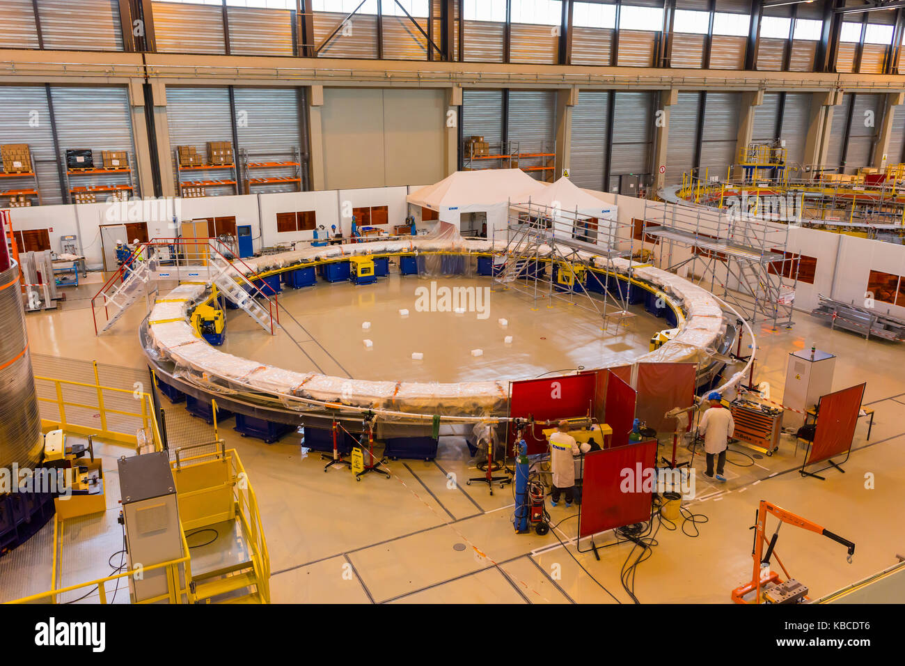 PROVENCE, FRANCE - ITER PF Coils Winding facility building, ITER ...