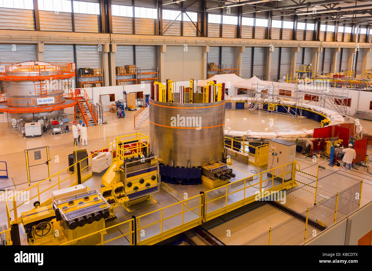 PROVENCE, FRANCE - ITER PF Coils Winding facility building, ITER ...