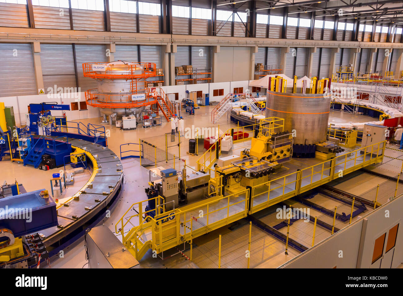 PROVENCE, FRANCE - ITER PF Coils Winding facility building, ITER ...