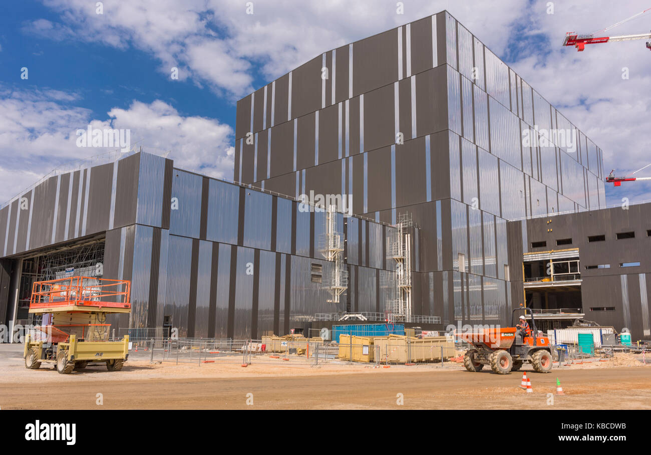 PROVENCE, FRANCE -Tokamak Assembly Hall under construction, ITER ...