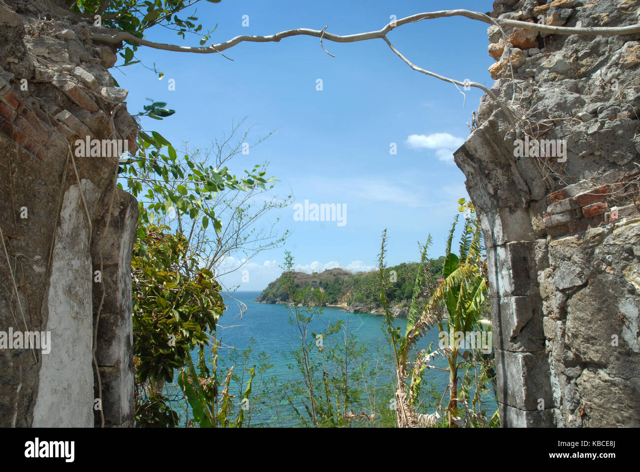 Guisi Lighthouse, Nueva Valencia, Guimaras Island, Philippines Stock ...