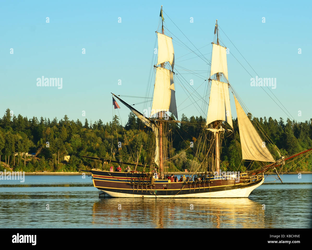 Tall Ships, "Lady Washington & Hawaiian Chieftain" in Puget Sound ...
