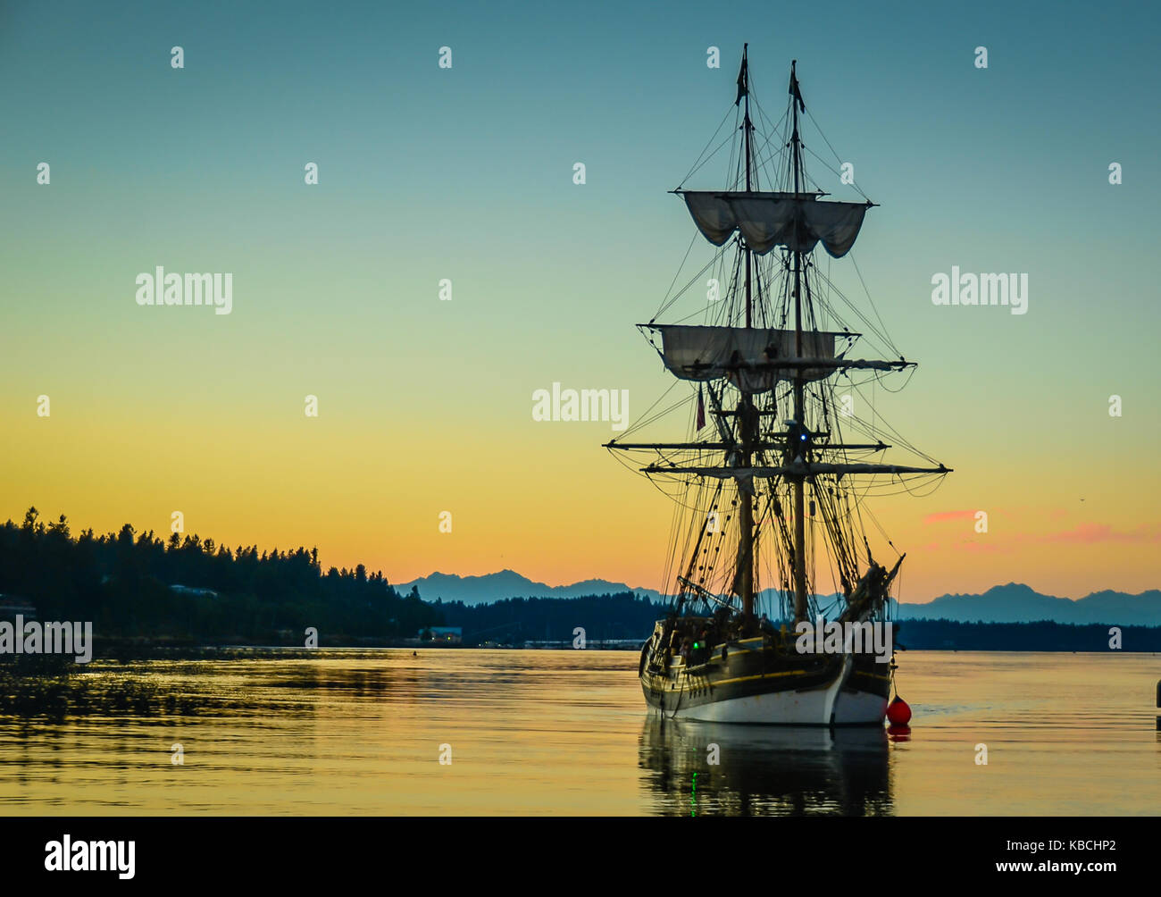 Tall Ships, "Lady Washington & Hawaiian Chieftain" in Puget Sound ...