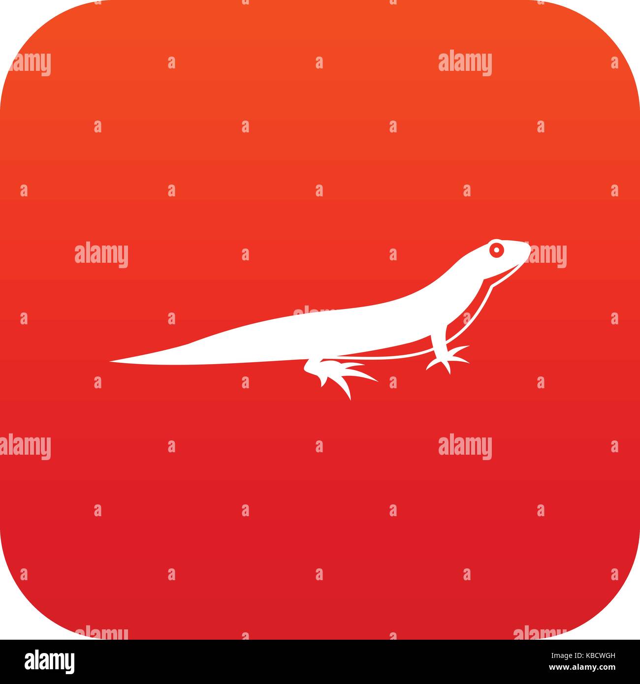 Lizard icon digital red Stock Vector Image & Art - Alamy